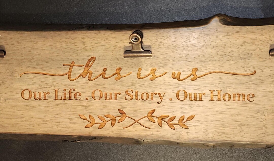 Hardwood Wall Décor, Message Board, Clip Board, Home Décor, Engraved ...