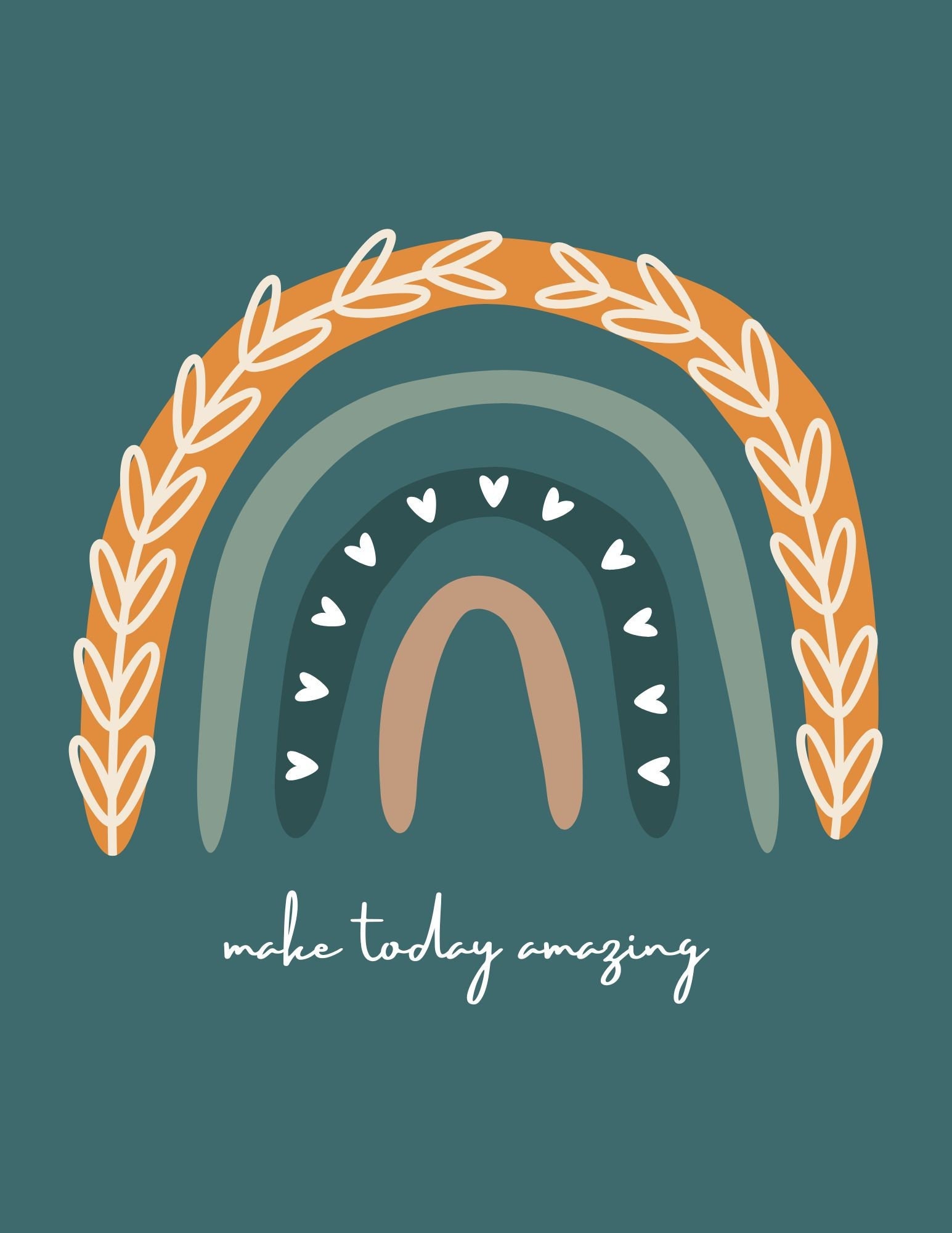 Make Today Amazing Boho Planner - Etsy