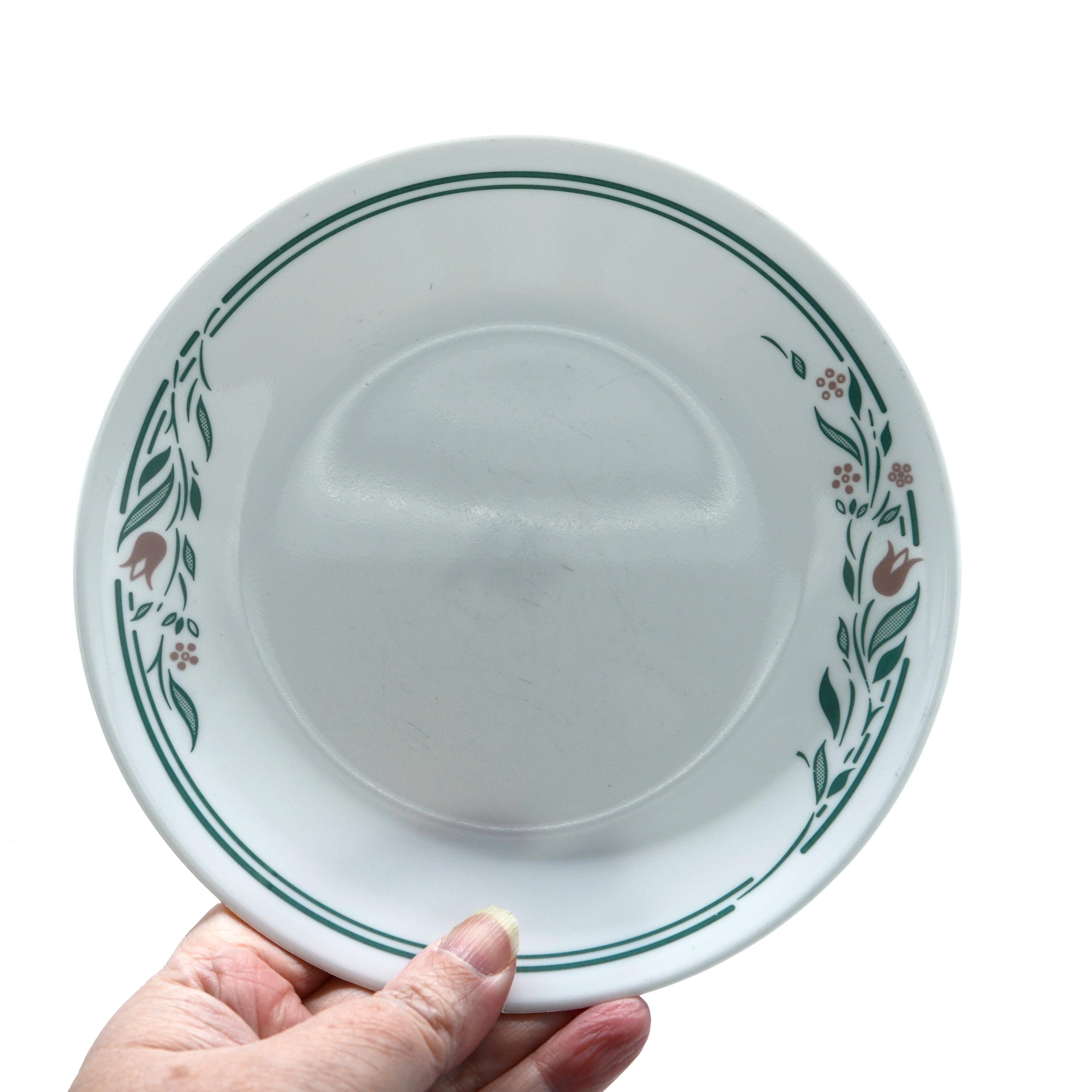 Corelle Rosemarie Dinnerware, Pink Tulip Floral Dishes, Lightweight ...