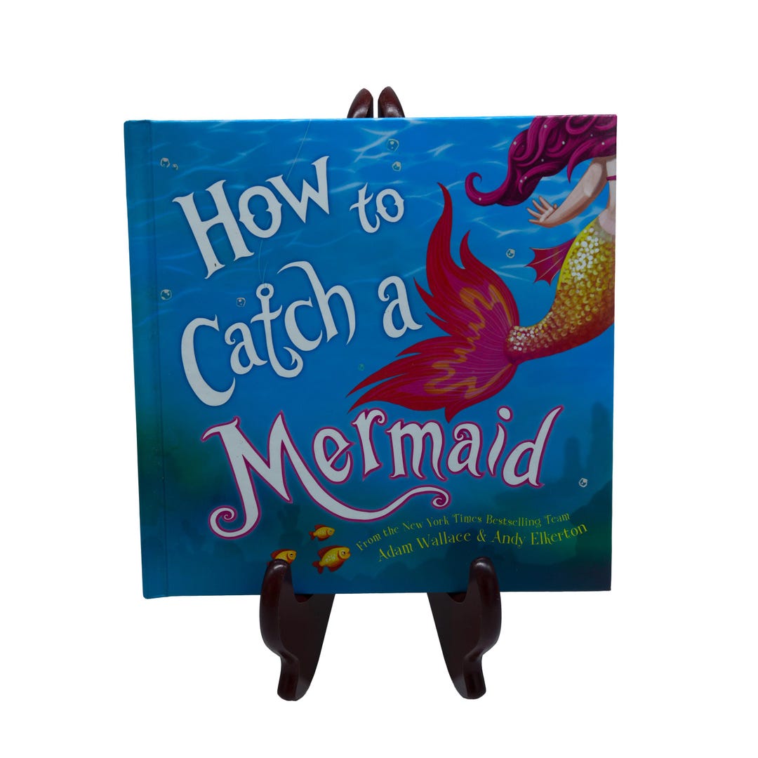 How to Catch a Mermaid Picture Book, Collectible Childrens Story, Ocean ...