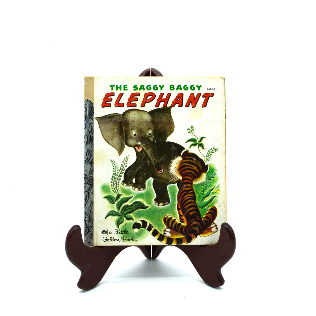 Little Golden Book the Saggy Baggy Elephant | Hardcover | Vintage ...