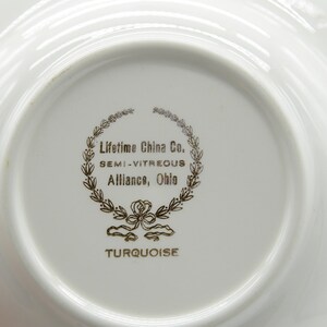 Cottagecore Turquoise Magnolia Soup Bowl, Vintage Floral Dinnerware ...