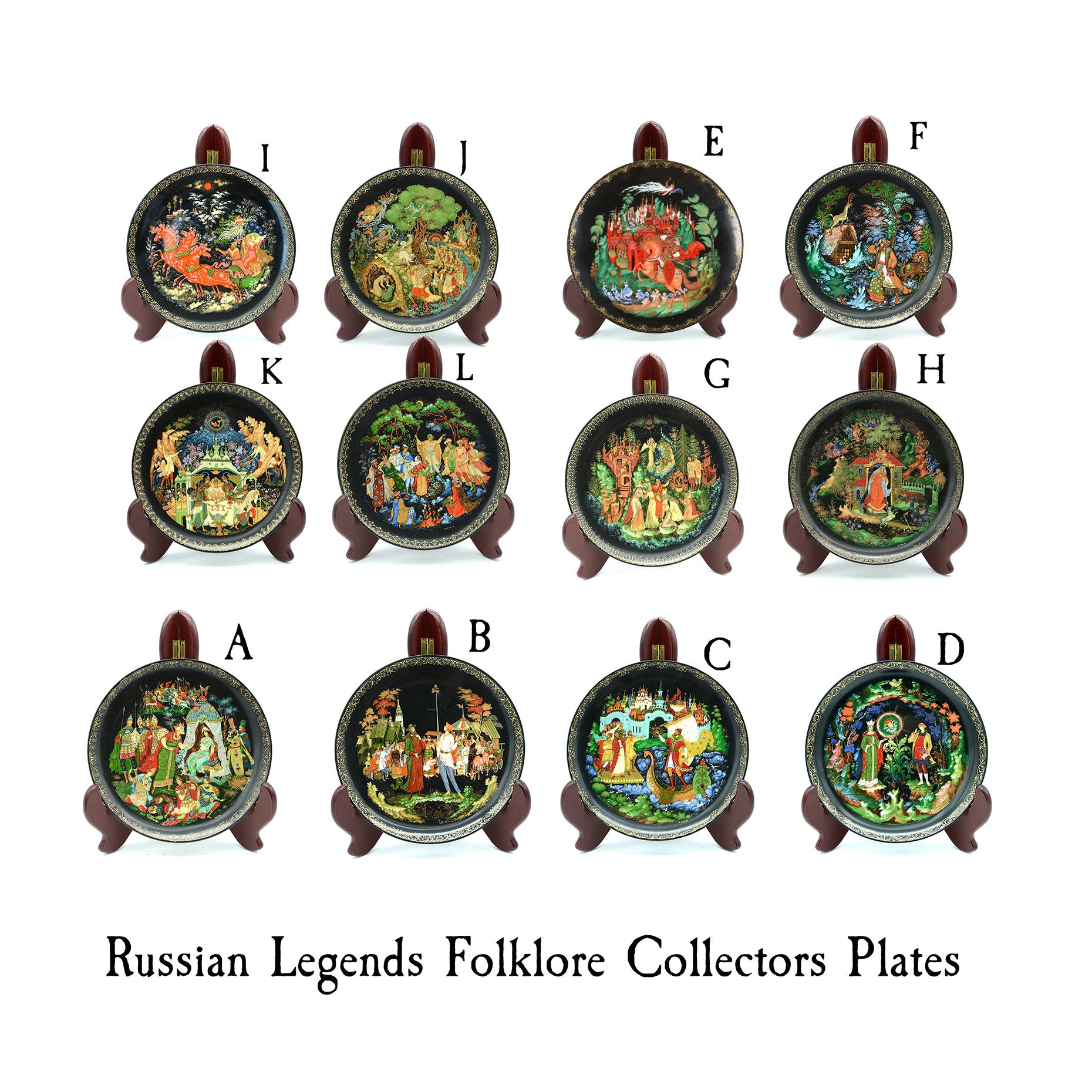 Russian Legends by Palekh Art Studios Russian Folklore Limited Numbered ...