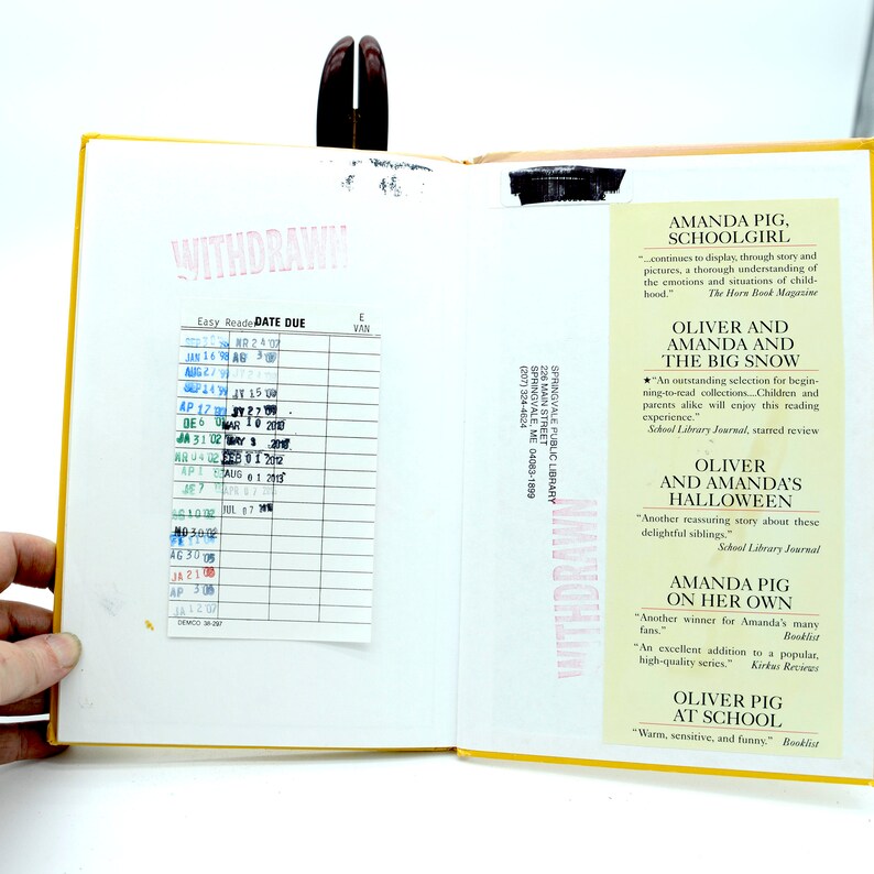 Easy to Read Book Amanda Pig and Her Best Friend Lollipop - Etsy