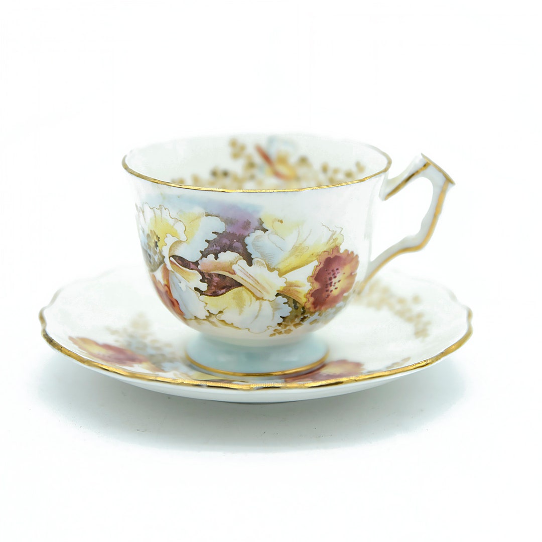 Upcycled Aynsley Teacup and Saucer Incense Burner Repurposed Tea Set ...