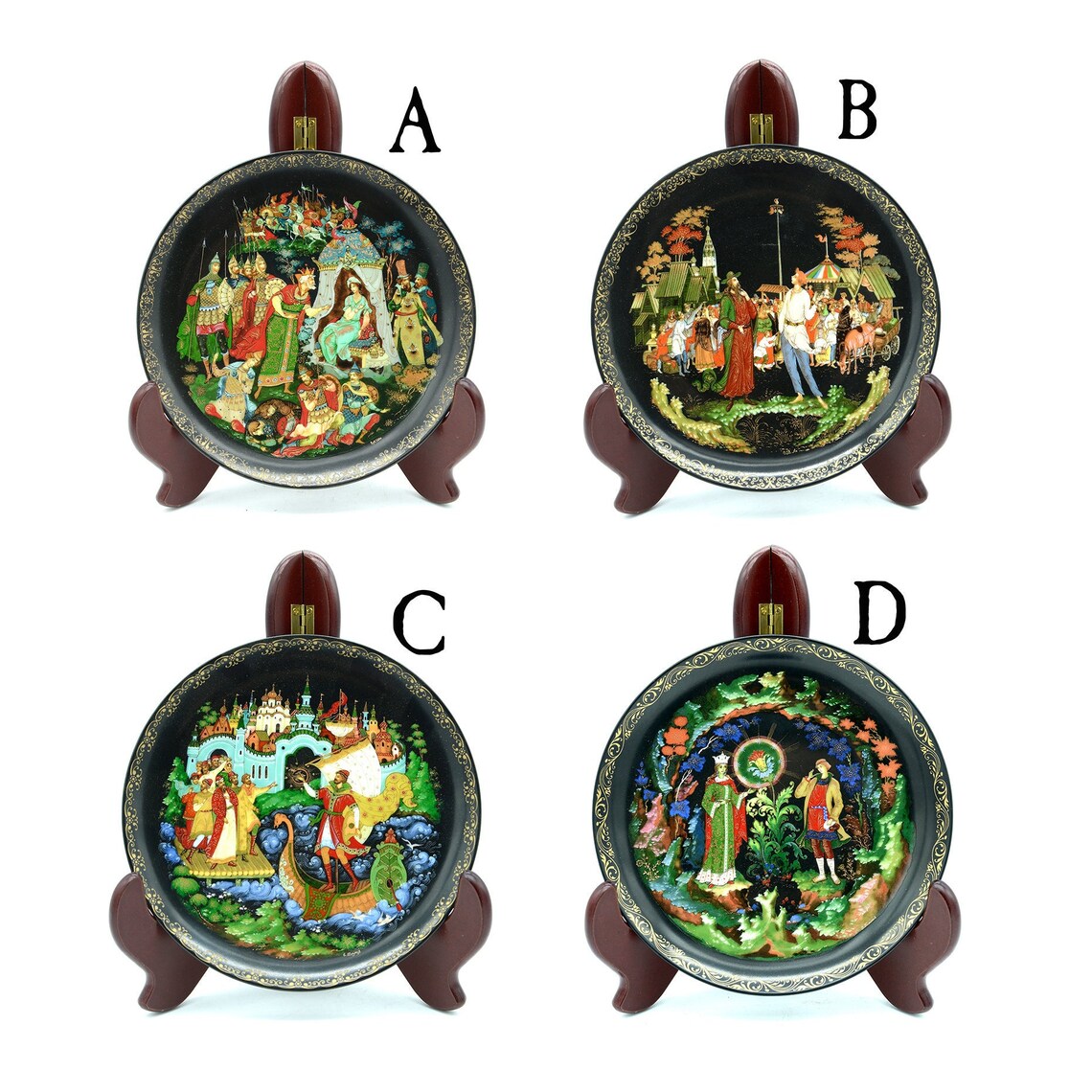 Russian Legends by Palekh Art Studios Russian Folklore - Etsy