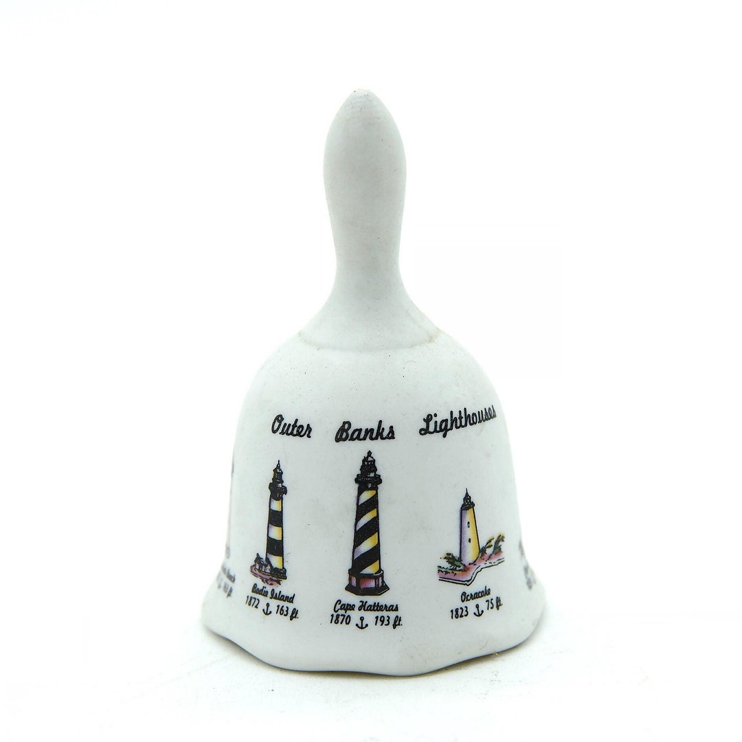Miniature Outer Banks Lighthouses Bell Coastal Décor Collectible - Etsy