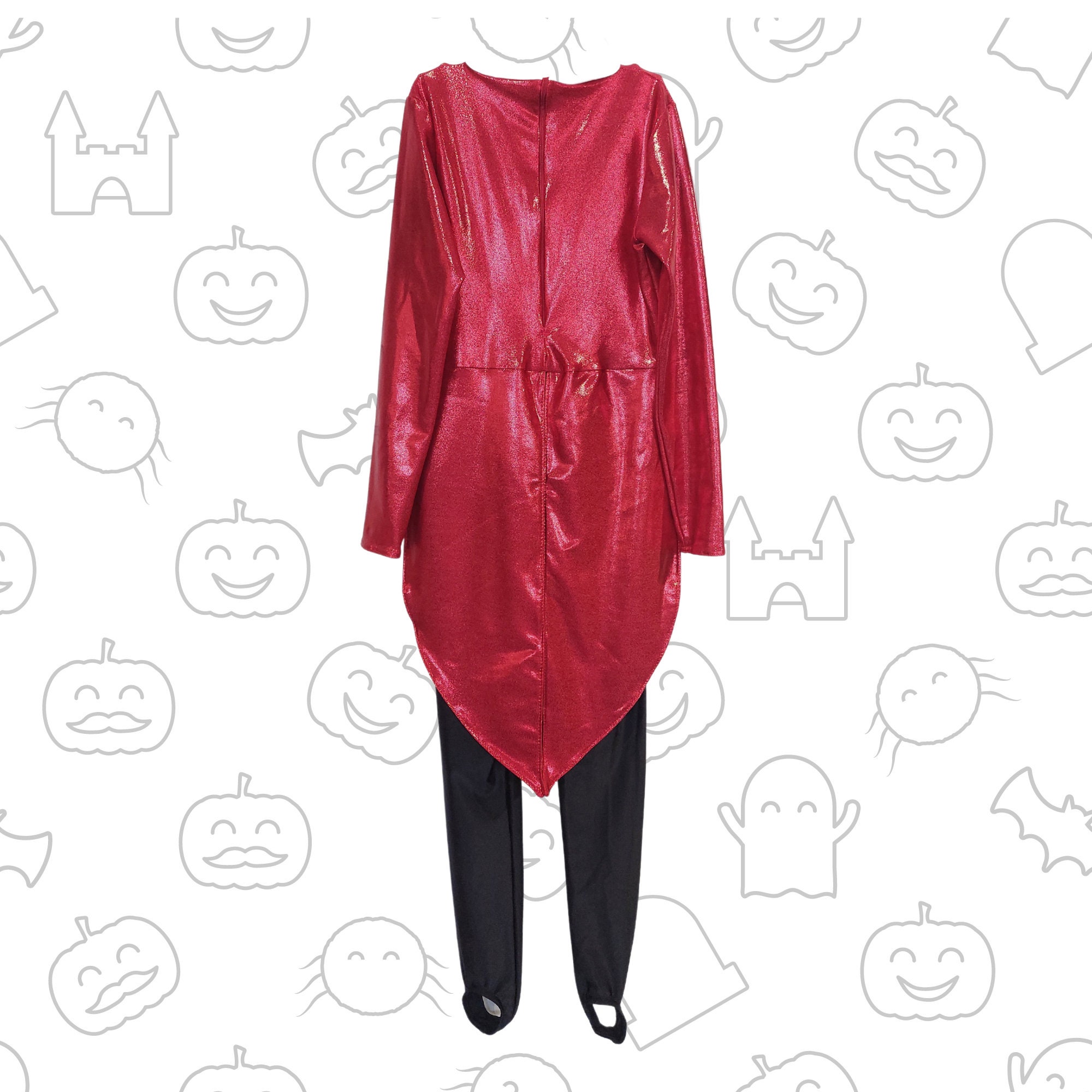 Metallic Red Catsuit Children's Halloween Costume - Etsy