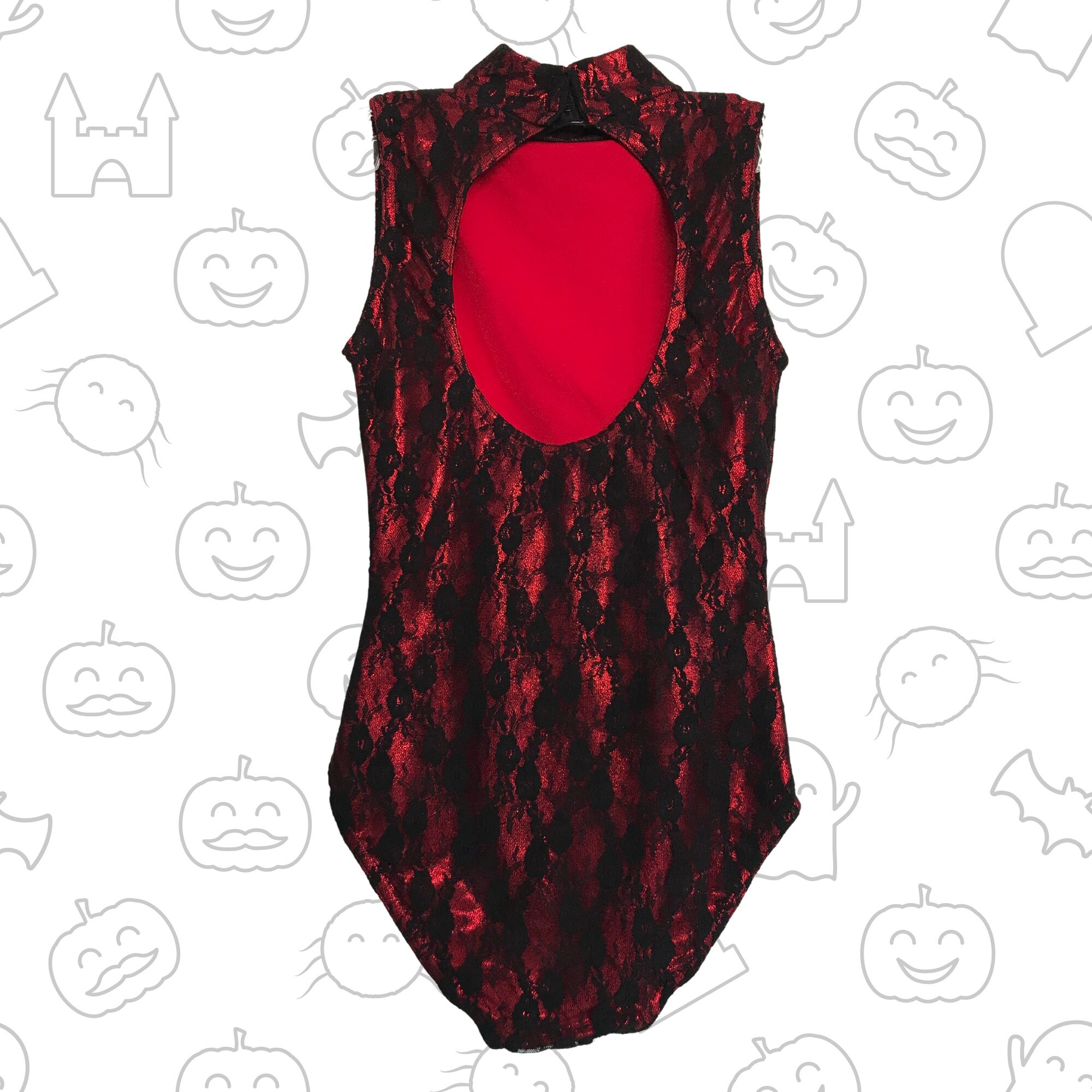 Black & Red Lace Leotard Dress Children's Fancy Costume - Etsy