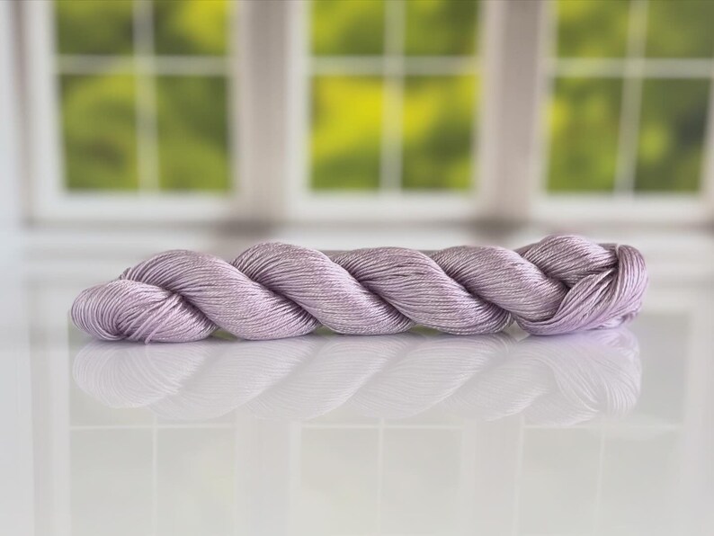 LAVENDER JADE Botanically Dyed Lyocell Vegan Yarn, Purple, Plant Dyed ...