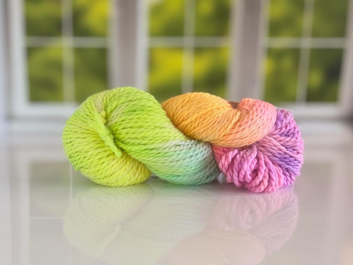 SHERBERT Sustainable Baby Alpaca, Hand Dyed, Small Batch, UV Reactive ...