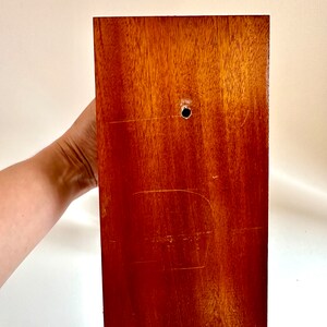 Brass Wooden Mounted Bell Engraved J.devlin Plaque Approx. 26cm X 12cm ...