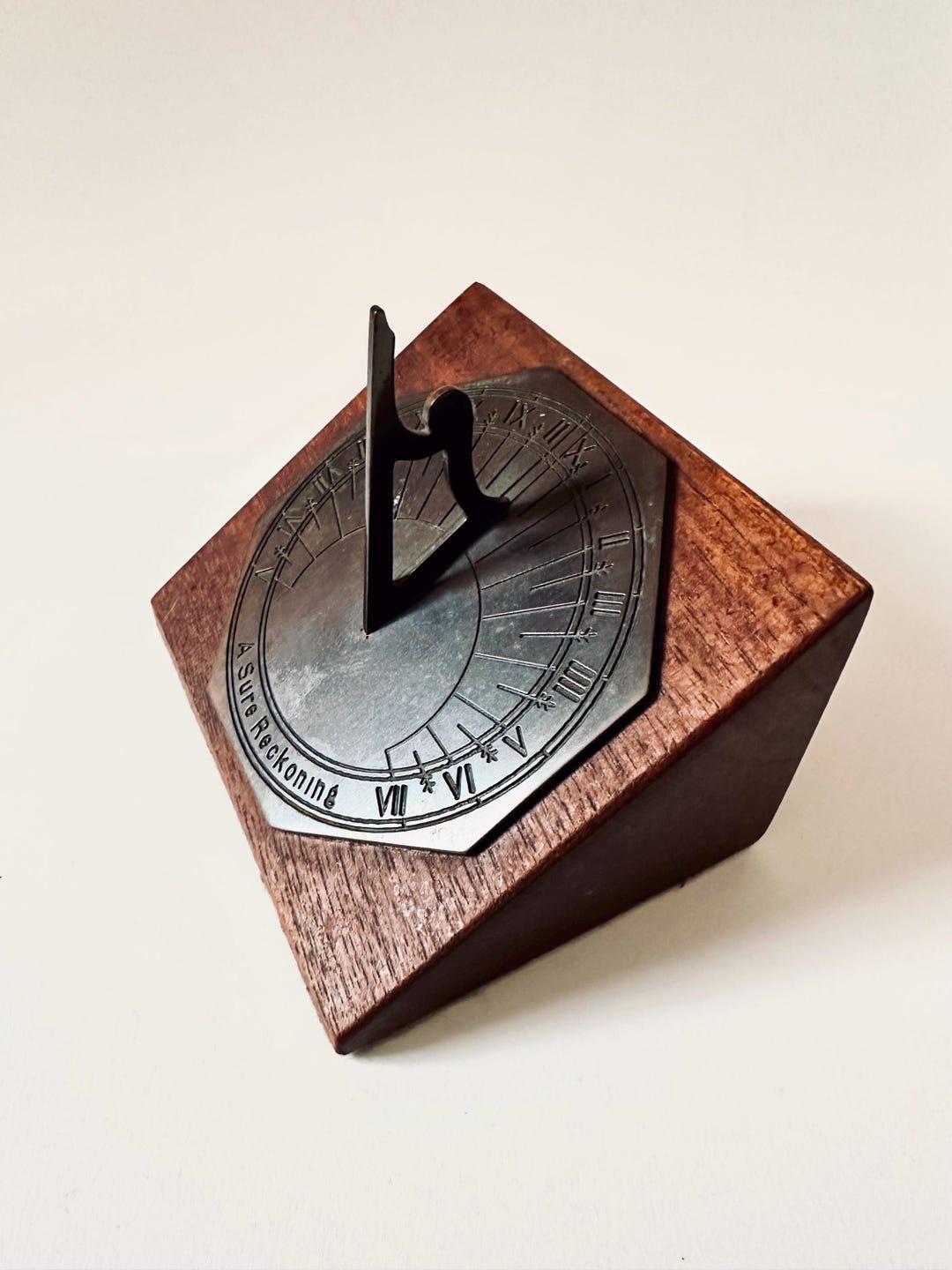 Vintage British Made Bronze Sundial Plates - Etsy