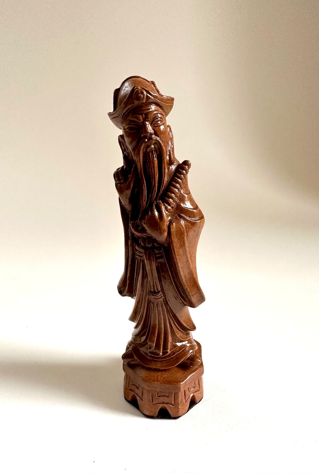 Vintage Chinese Wise Man Resin, Chinese Chess Pieces. - Etsy