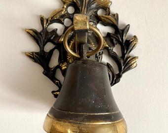 Brass Wall Mount Bell - Etsy