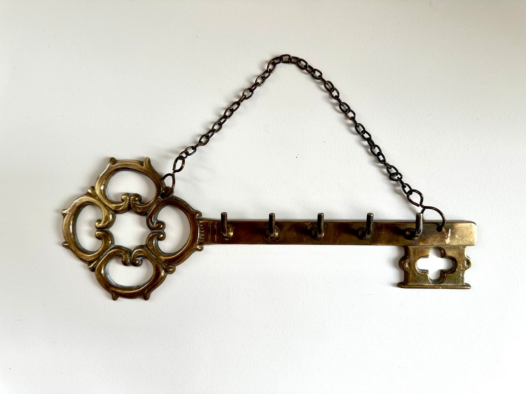 Vintage Key Board Brass, Hooks - Etsy