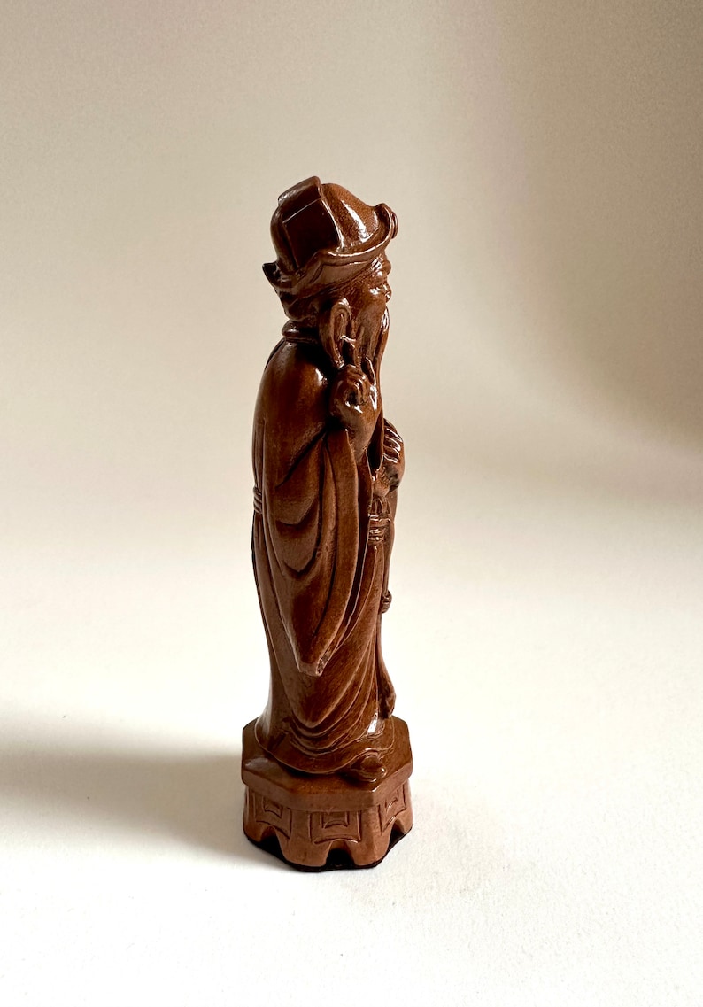 Vintage Chinese Wise Man Resin, Chinese Chess Pieces. - Etsy