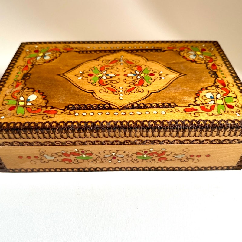 Pyrography Box - Etsy