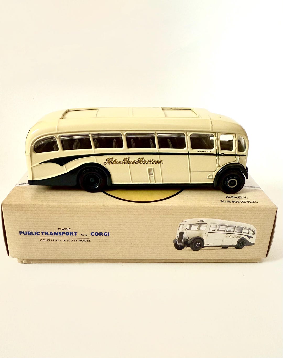 Corgi 97823 Daimler Coach - Blue Bus Services - Limited Edition - Etsy