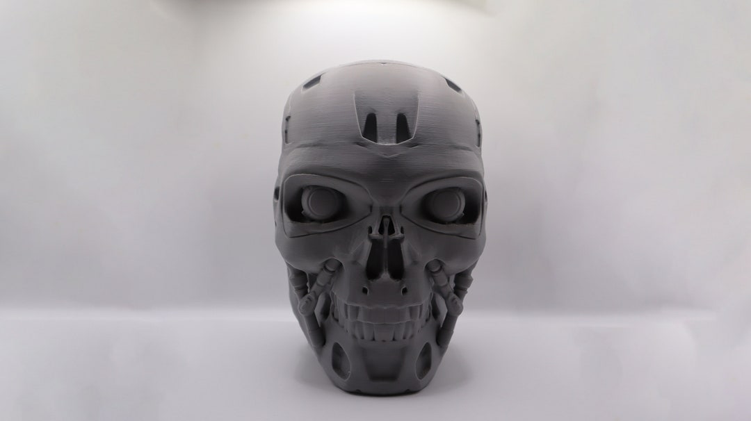 Terminator Endoskeleton Skull Bust Headphone Holder Futuristic Headset ...