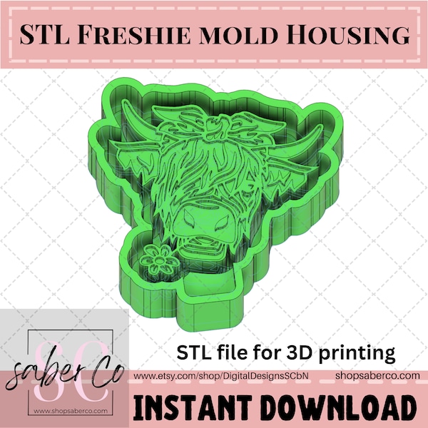 Highland Cow 3d Stl File - Etsy