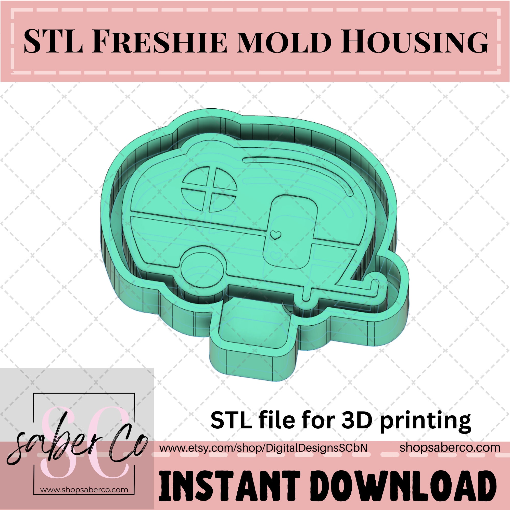 Camper Freshie Mold STL | Instant Download | Stl File Only | 3D ...
