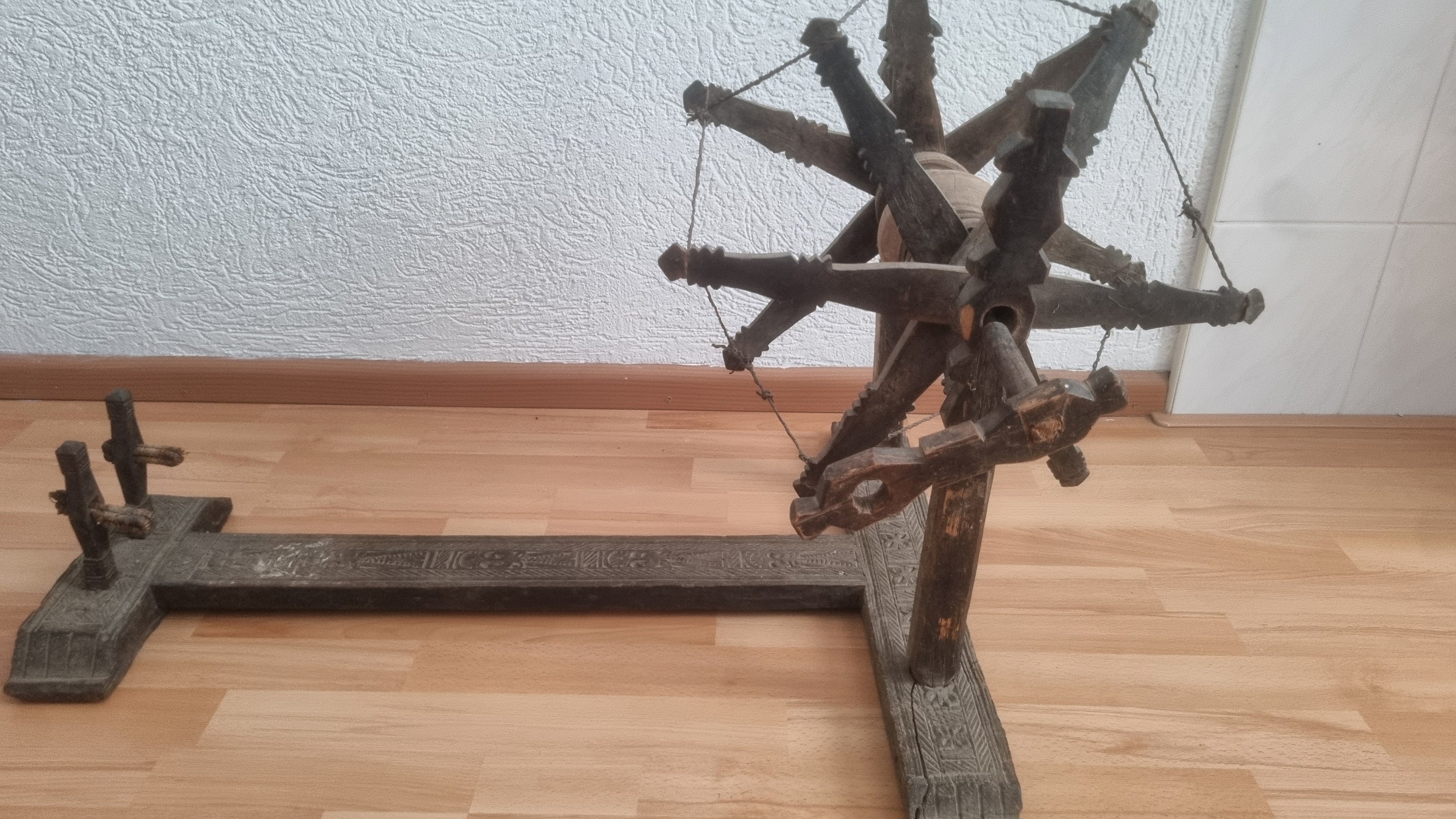 Antique Traditional Basic Spinning Wheel, Nuristan Charkha, 1890s - Etsy