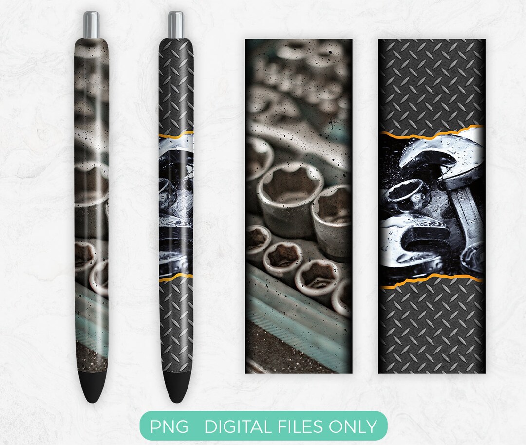 Mechanic Pen Wrap PNG Sublimation Design, Digital Download - Etsy