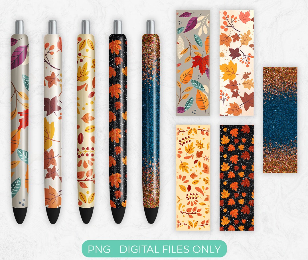 Fall Pen Wrap, Autumn PNG Sublimation Design, Digital Download - Etsy