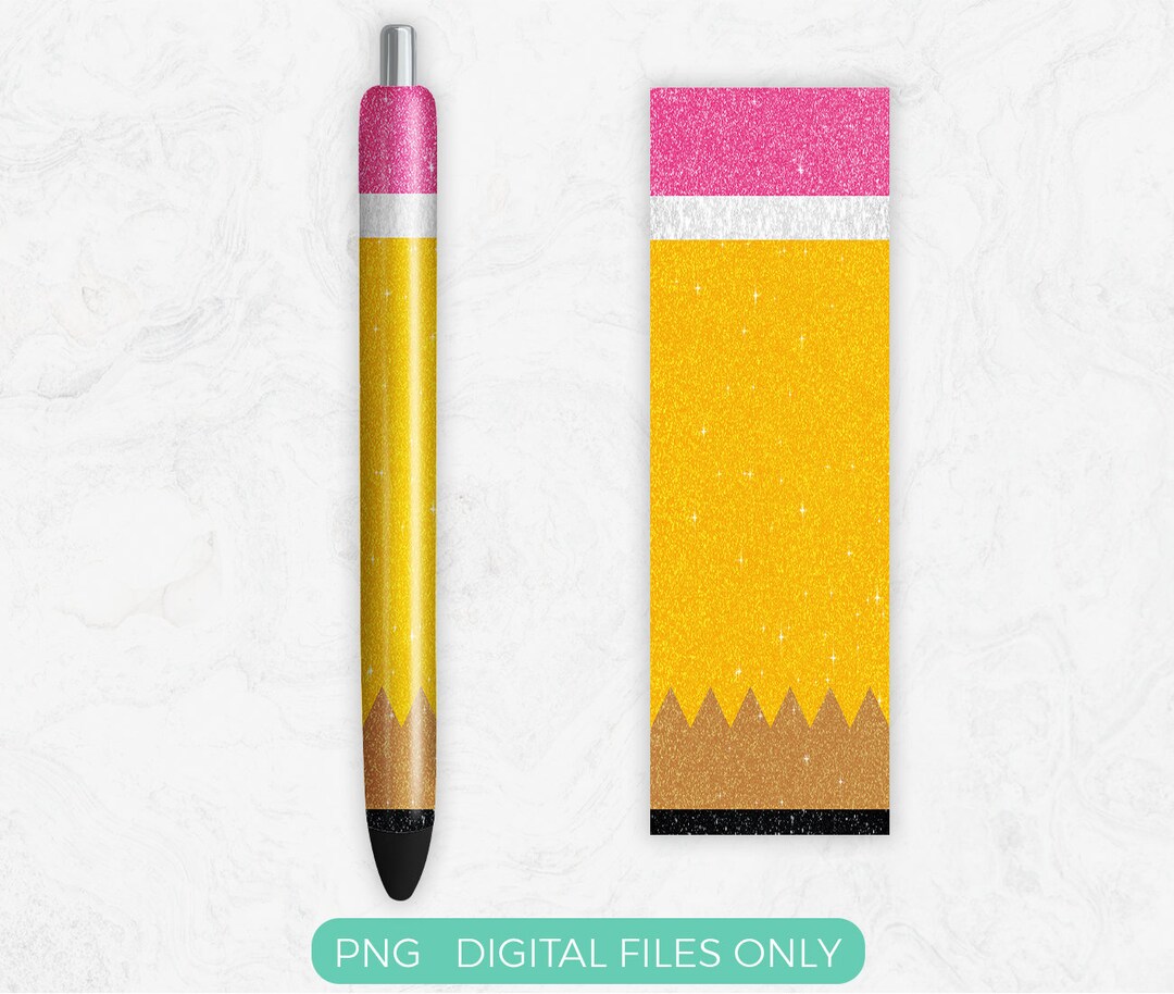 Pencil Pen Wrap, Teacher PNG Sublimation Design, Digital Download - Etsy