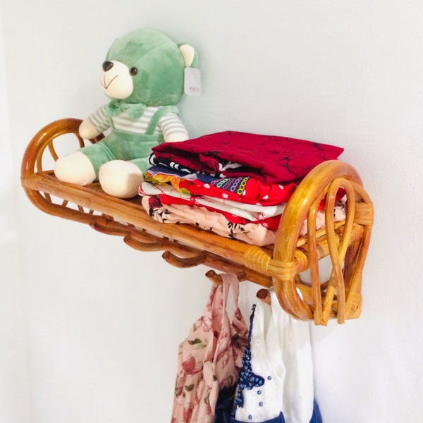Clothing Rack Rattan - Etsy