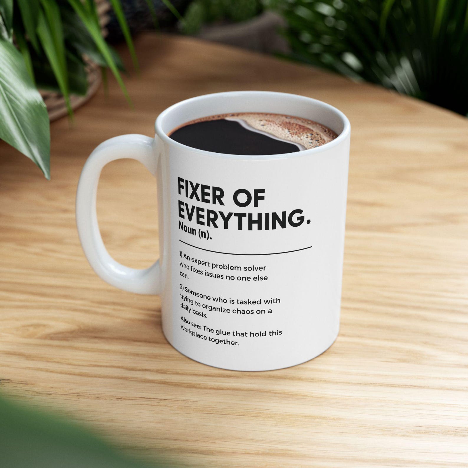 Fixer of Everything Mug Funny Definition Cup, Gift for Handyman or ...