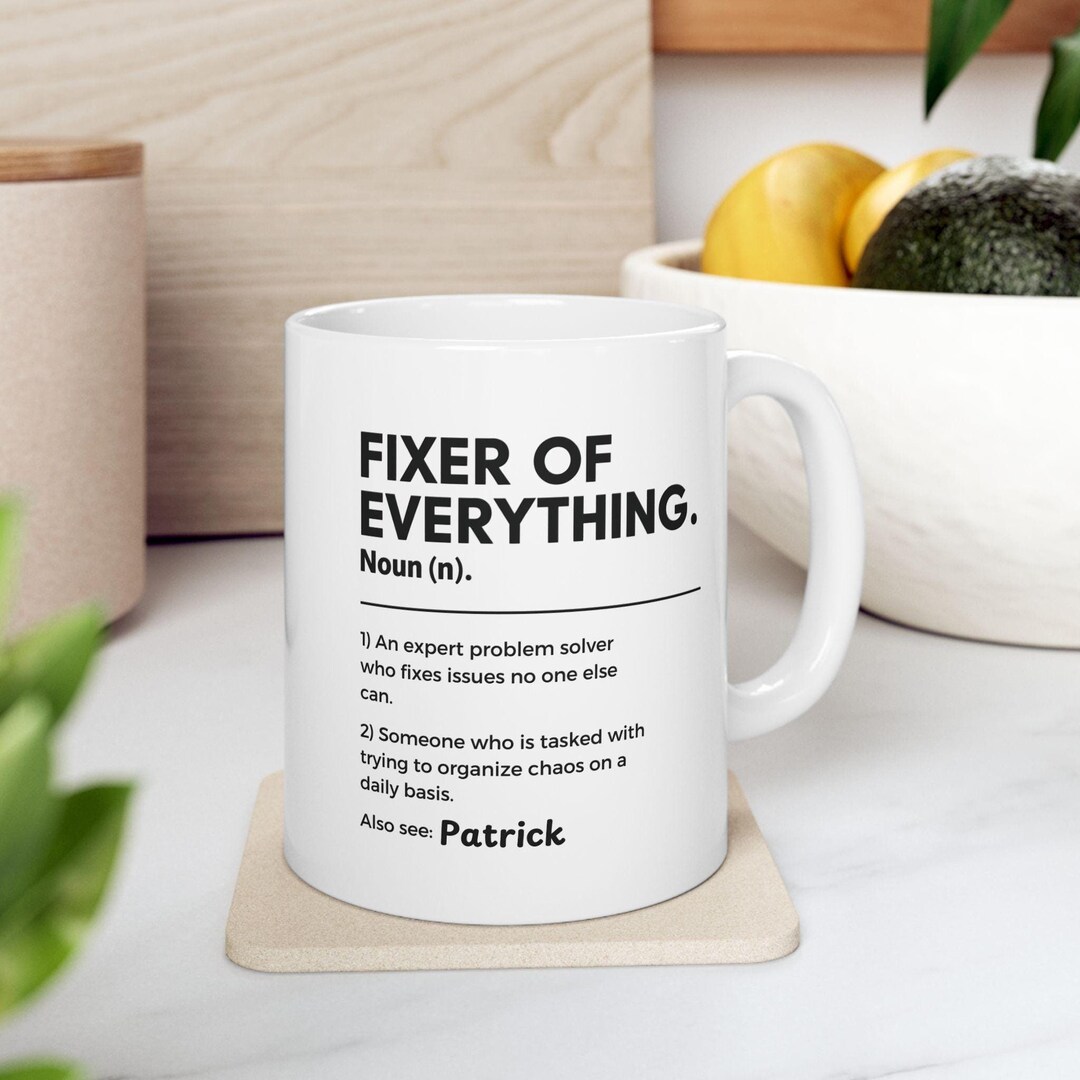Cluster F K Fixer Mug, Fixer of Everything, Mug Repair Kit, Work Bestie ...