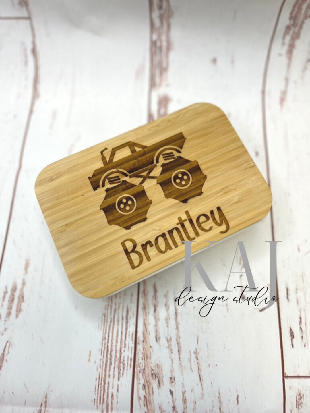 Engraved Bento Box,monster Truck Bento Box,customized Lunch Box ...