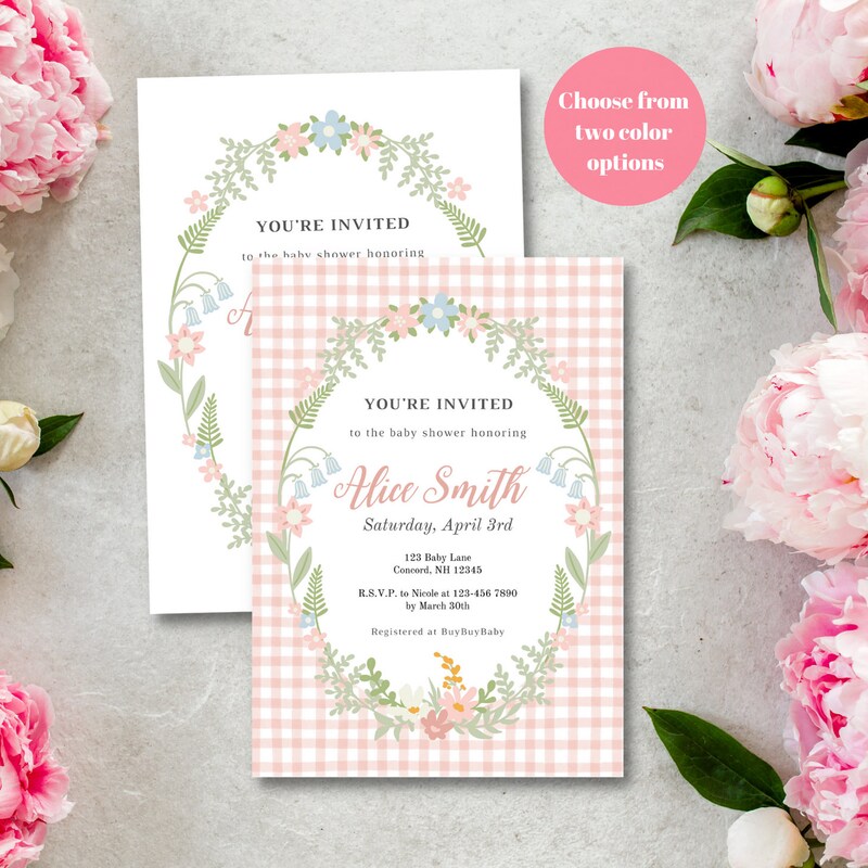 Meadow Invitation - Etsy