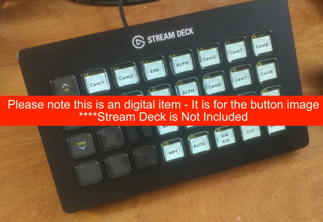 Elgato Stream Deck Mini, 15 Keys Standard, 32 Keys XL, Blackmagic Atem ...