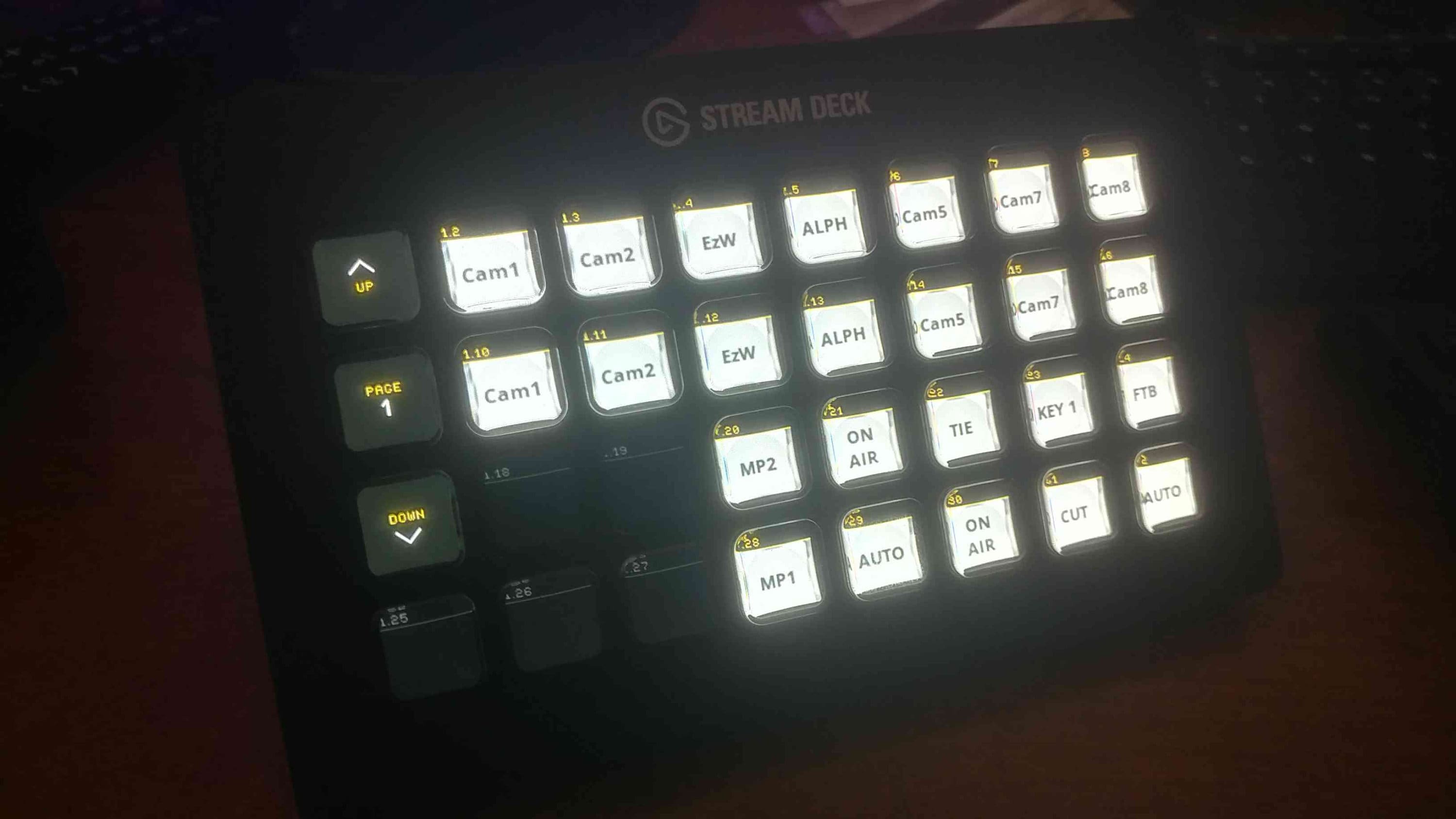 Elgato Stream Deck Mini, 15 Keys Standard, 32 Keys XL, Blackmagic Atem ...
