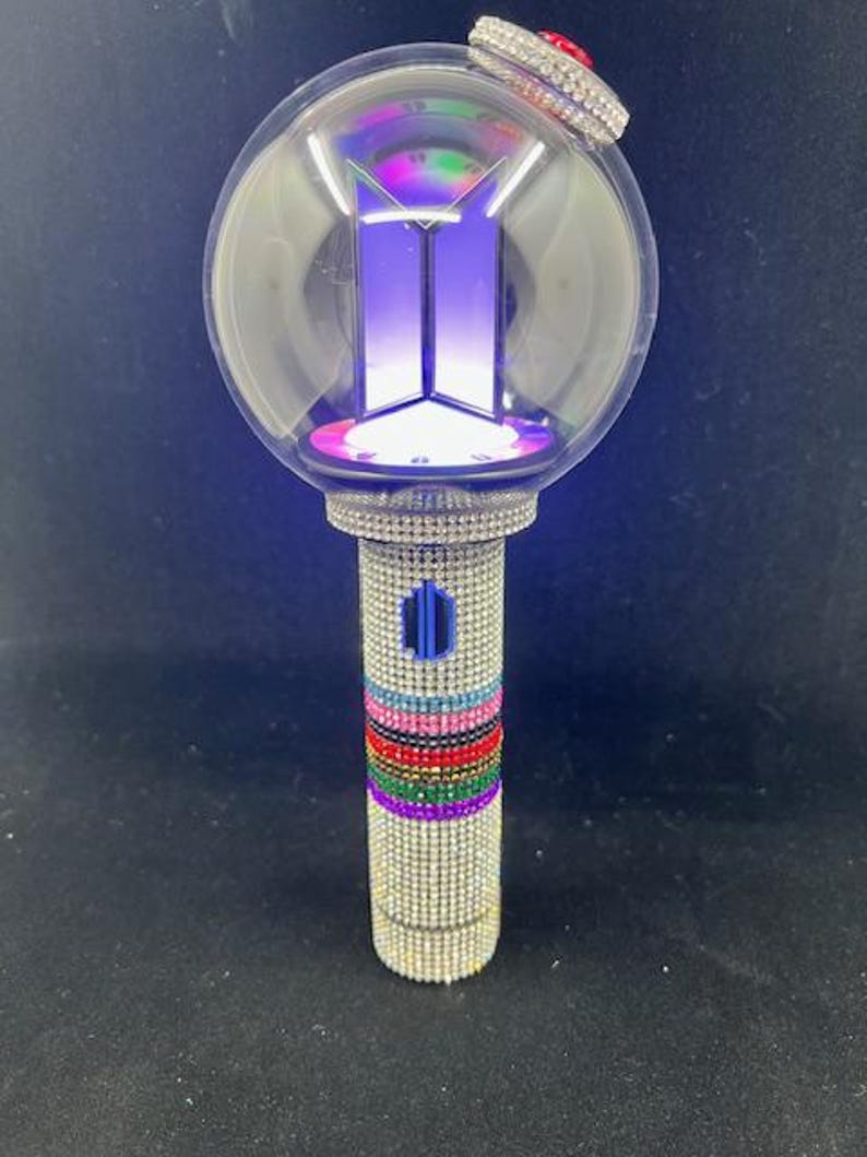 Army Lightstick New V4 Skin, OT7 Rhinestone Lightstick Wrap - Etsy