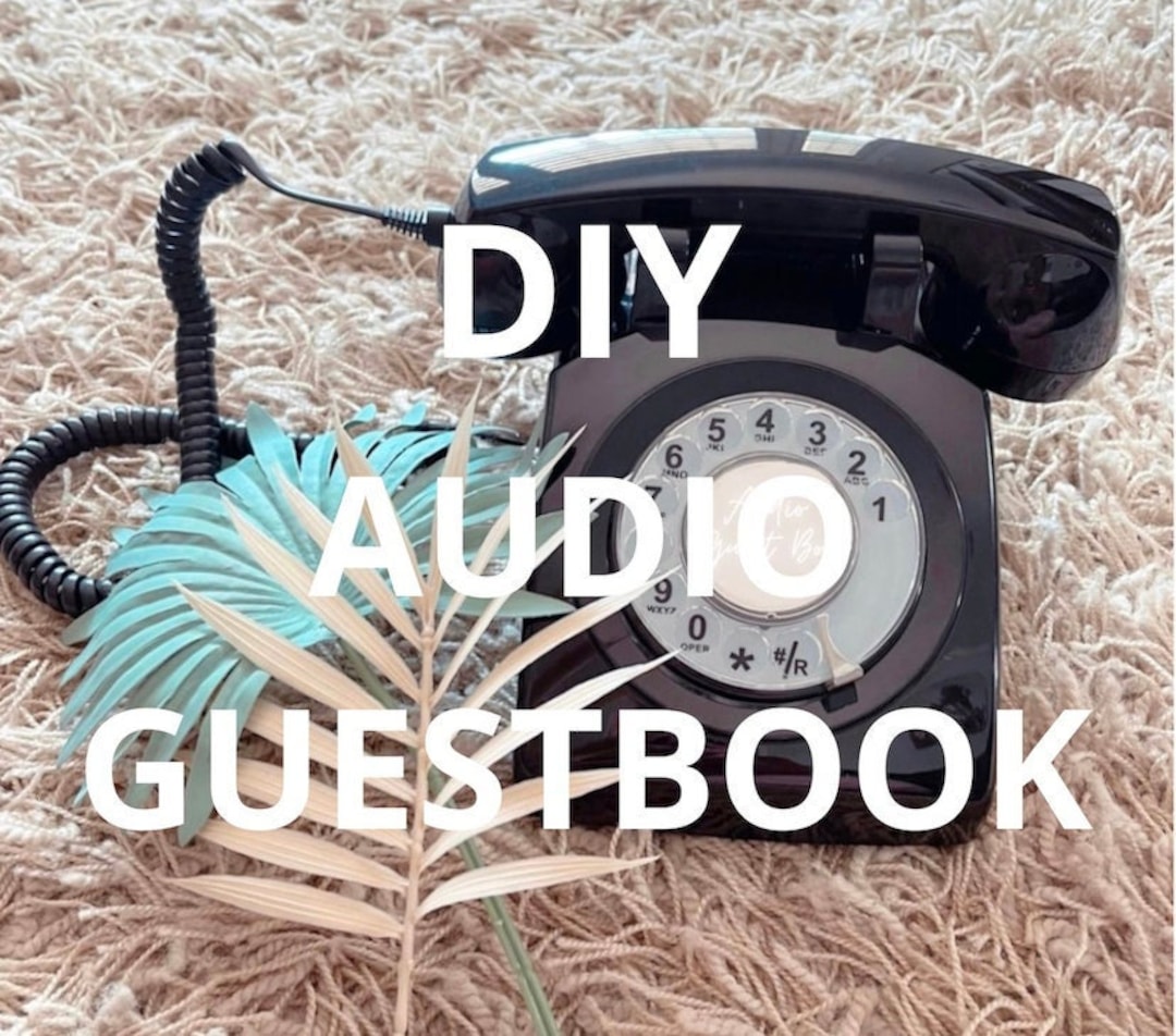 DIY Audio Guestbook - Etsy