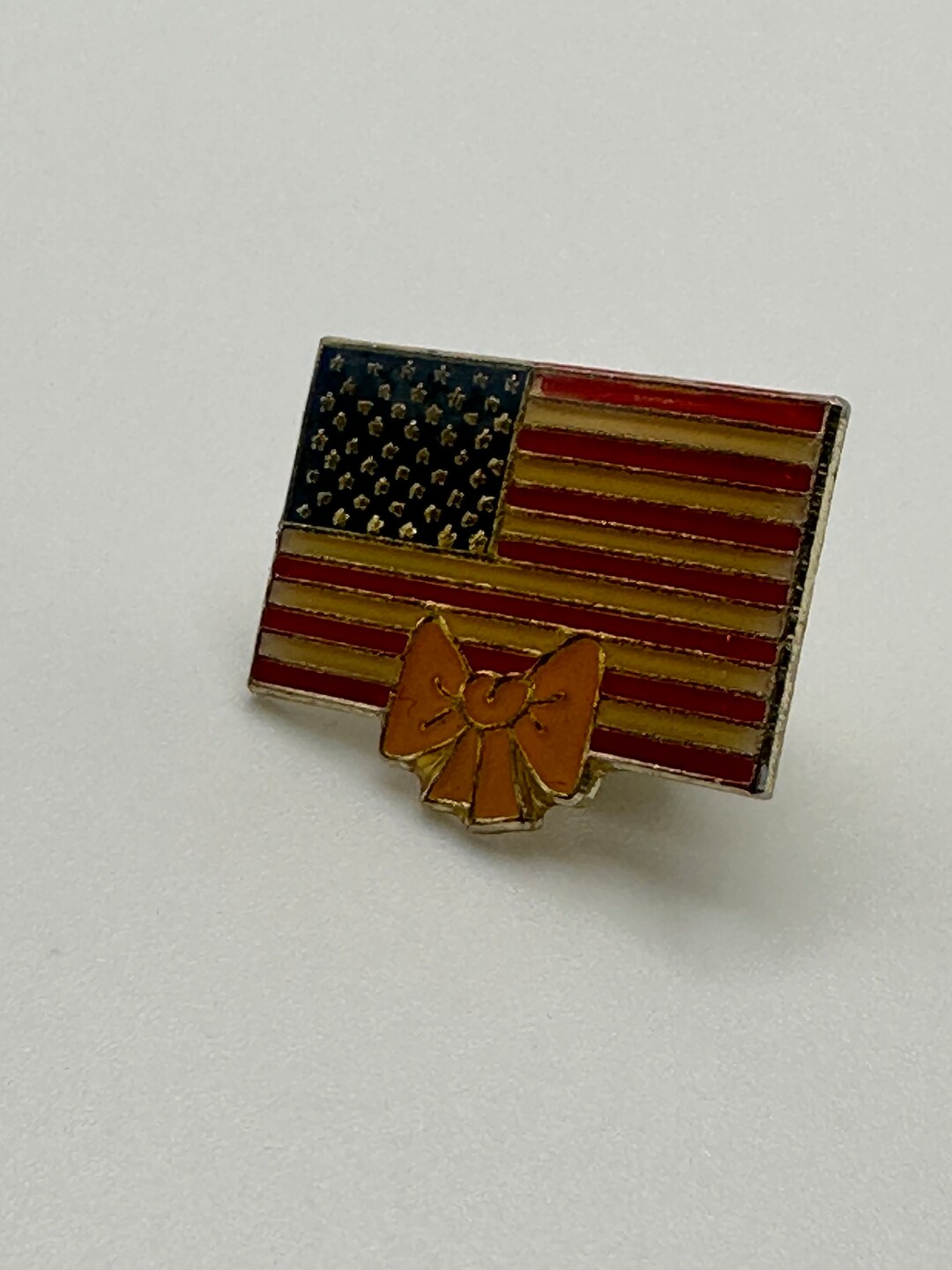Vintage United States Yellow Ribbon Tack Pin - Etsy