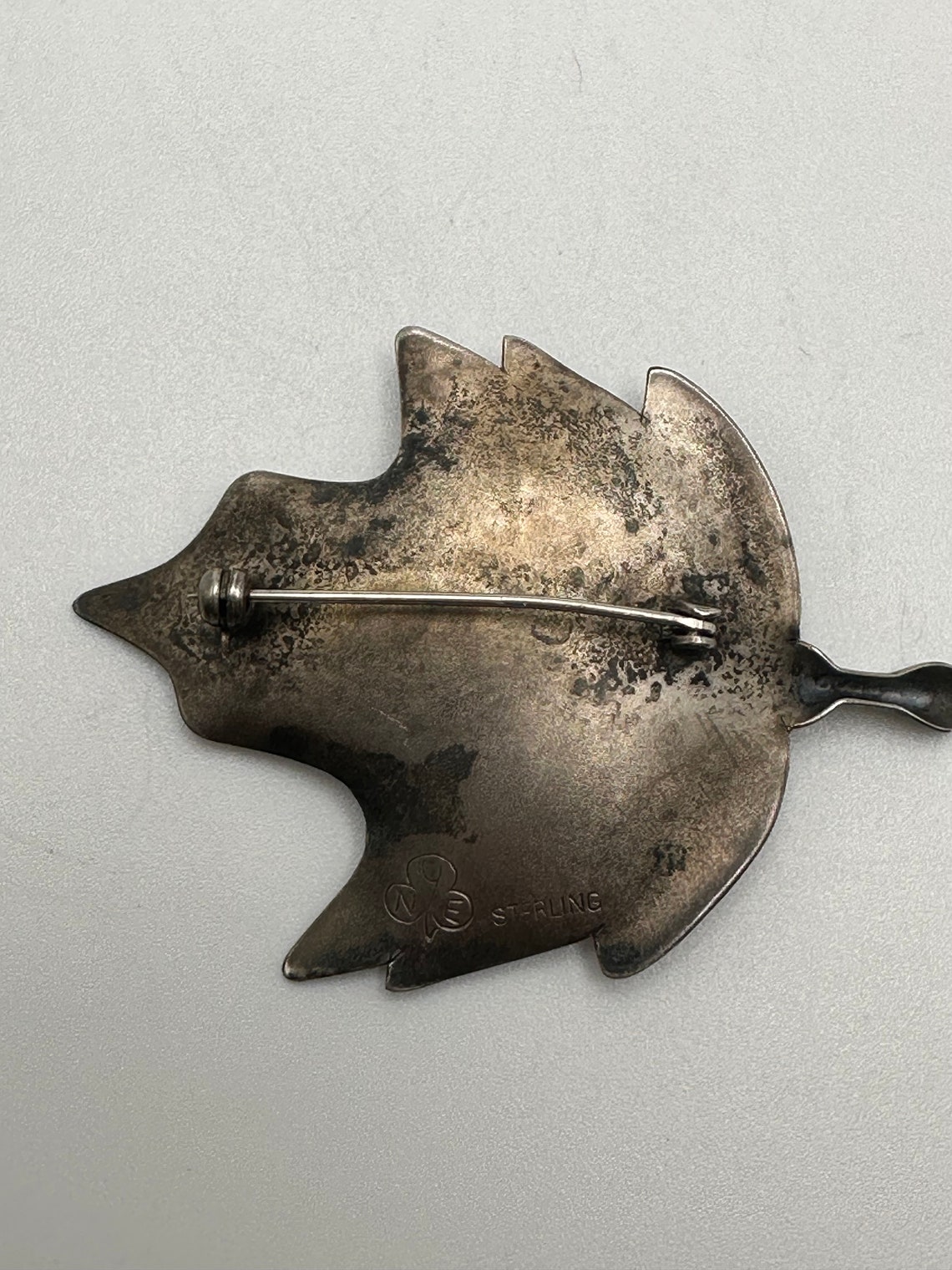 Vintage Stuart Nye Sterling Silver Oak Leaf Brooch - Etsy