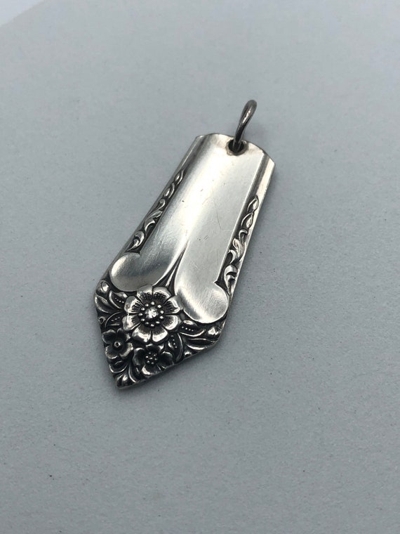 Spoon Pendant with Floral Pattern, Actual Spoon Penda… - Gem