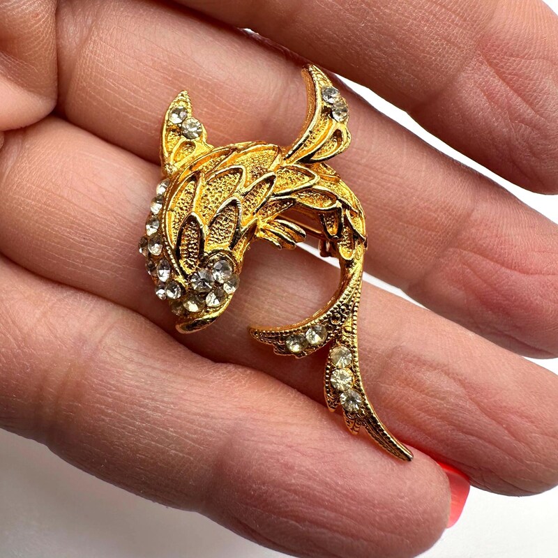 Koi Fish Brooch - Etsy