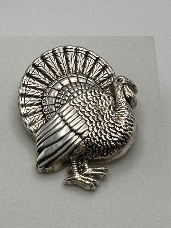 vintage turkey brooch - Gem