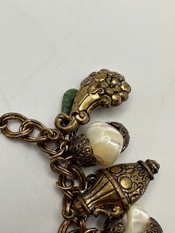 Miriam Haskell Unsigned RARE Asian Themed 1950’s Char… - Gem