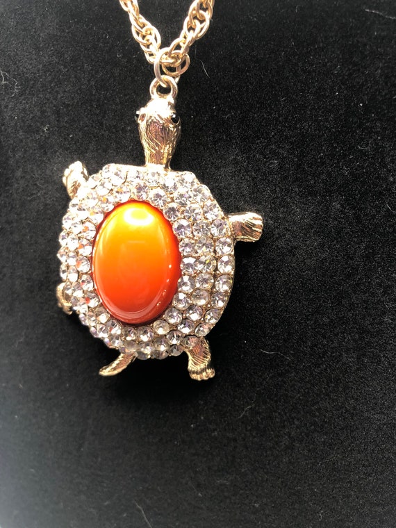 Vintage gold turtle - Gem