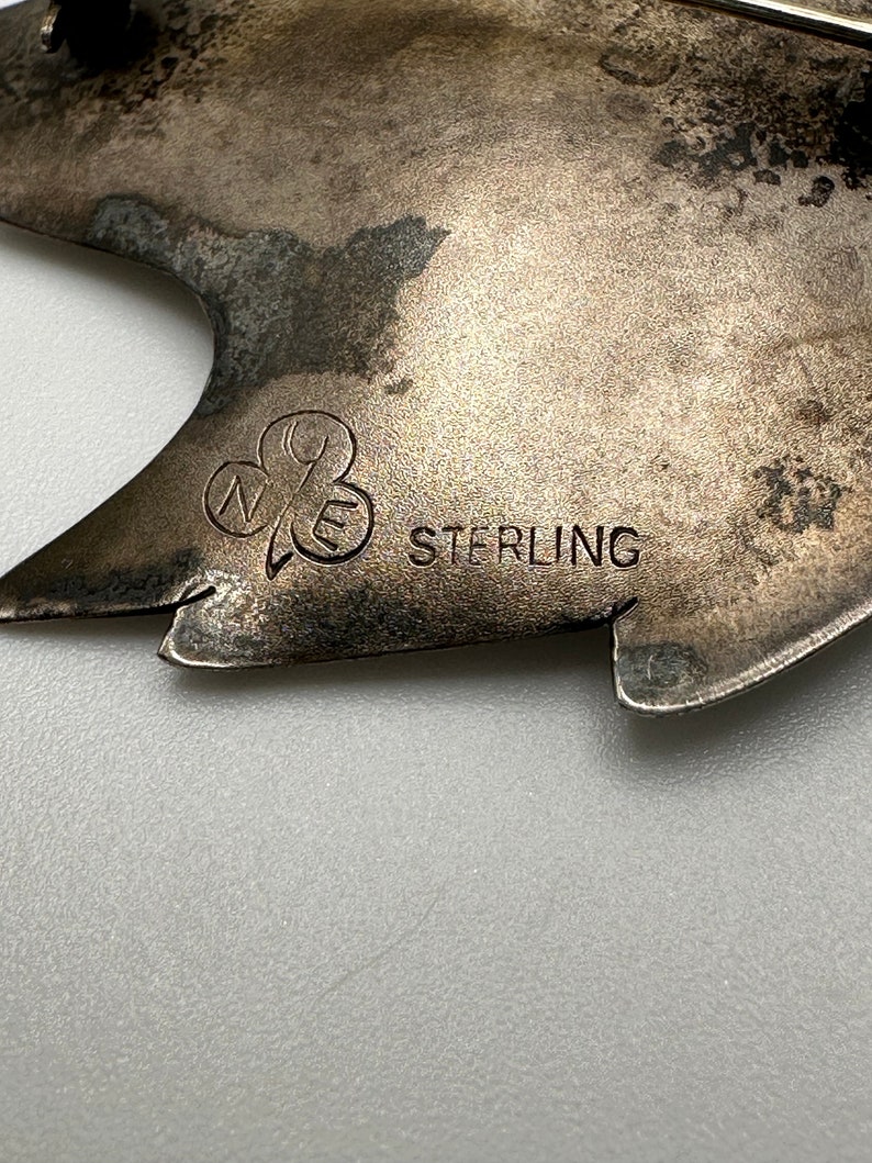 Vintage Stuart Nye Sterling Silver Oak Leaf Brooch - Etsy