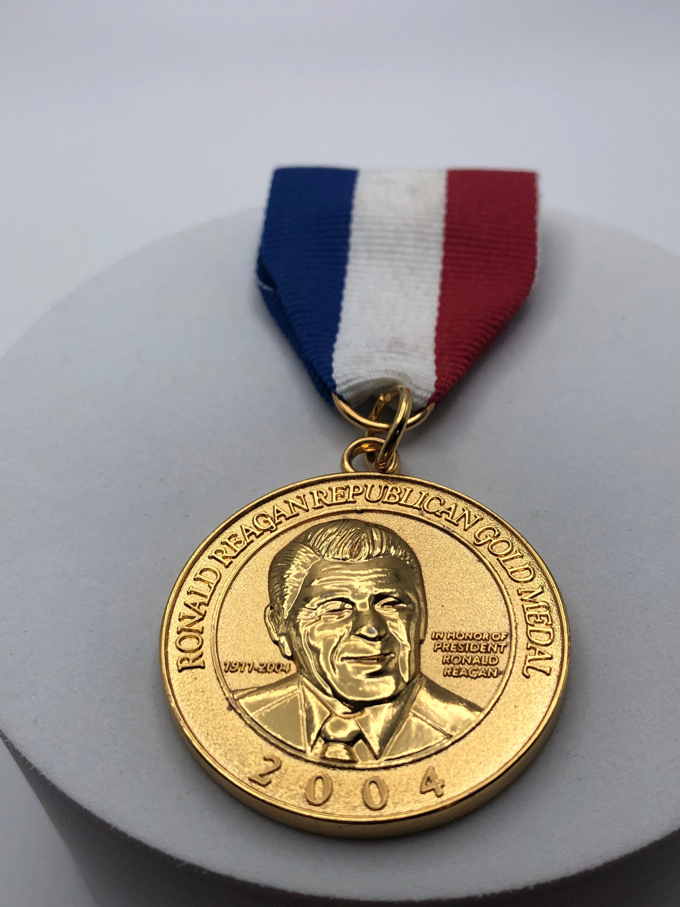 Ronald Reagan Gold Medal, Collectors Medal Ronald Reagan, 2004 ...