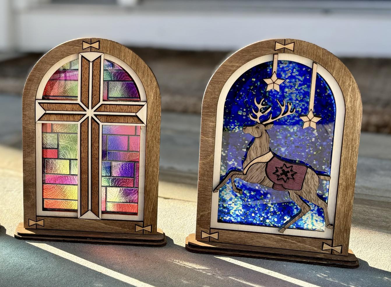 Christmas Holiday Arch: Mantel Decor, Angel, Cross, Reindeer, - Etsy