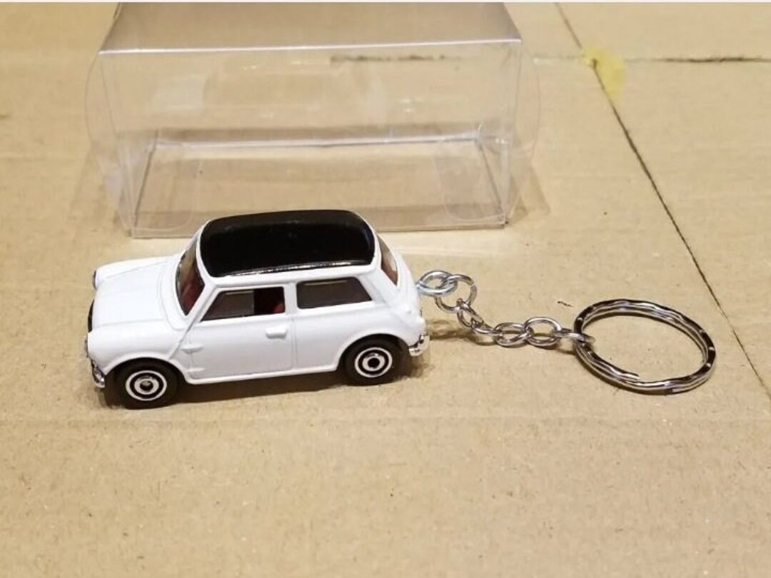 Diecast Model '64 Austin Mini Cooper Car Keychain Keyring - Etsy
